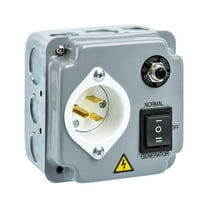 EZ GENERATOR SWITCH - UL/CSA Approved Manual Transfer Switch, Single ...