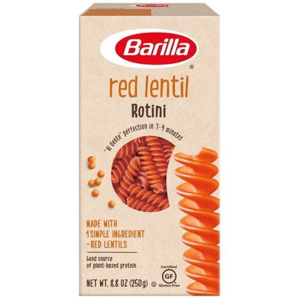 Barilla Legume Red Lentil Rotini, 8.8 Ounce -- 10 per Case. - Walmart.com