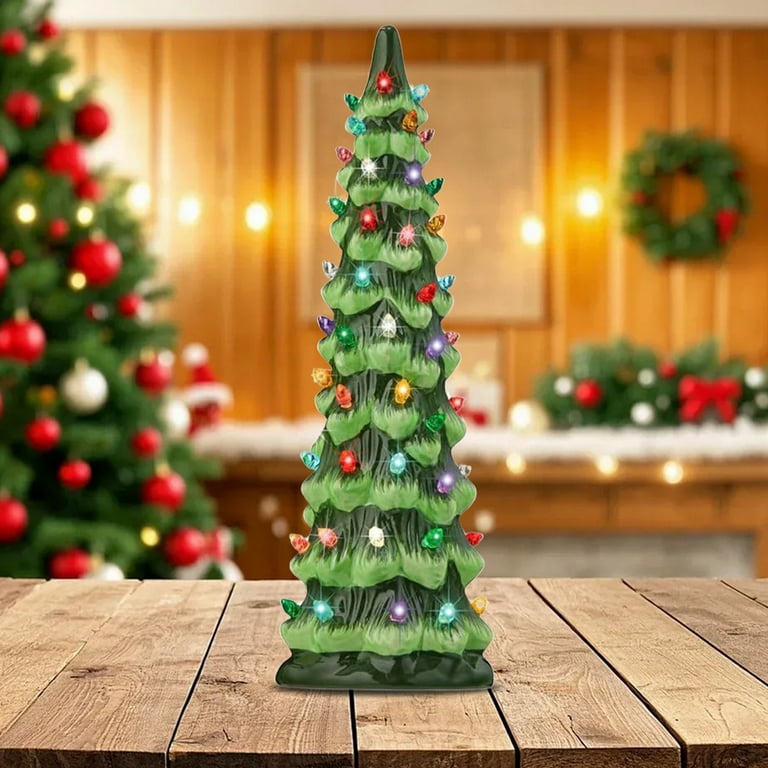 Antique Christmas Tree Tabletop Christmas Tree Ceramic Christmas