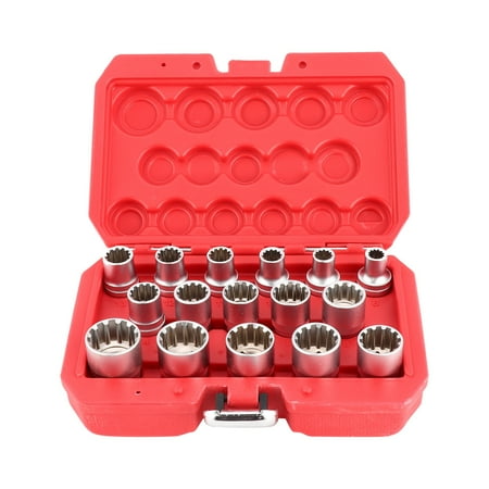 Spline Socket Metric Socket Set Cr-mo Spline Socket 1/2in Dr Spline ...