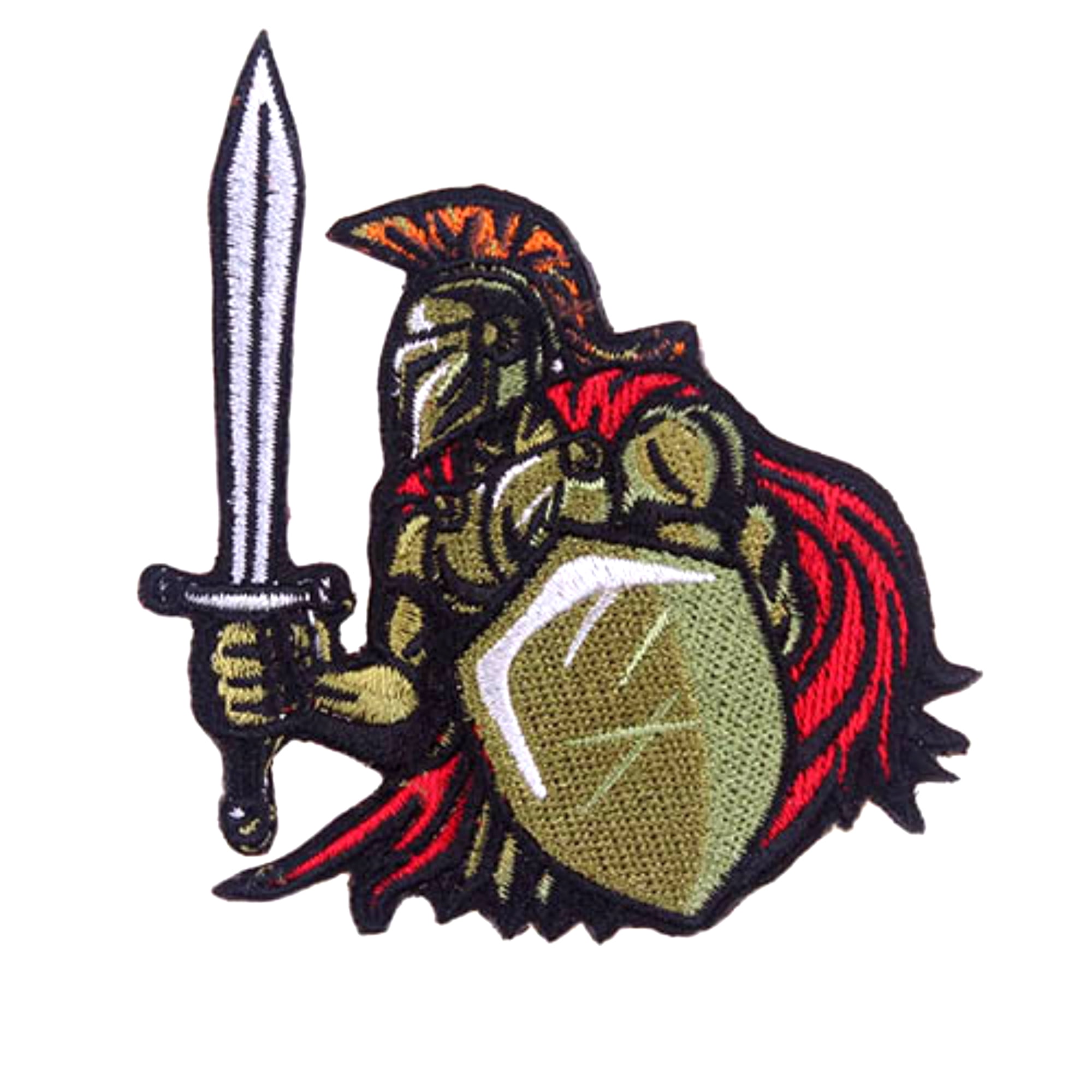 Spartan Knight Viking Medieval Warriors Embroidered Patch Iron/Sew-On ...