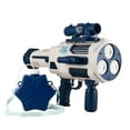 Blue Bubble Machine 8000 Bubbles Per Minute with Carrying Bubble Case ...