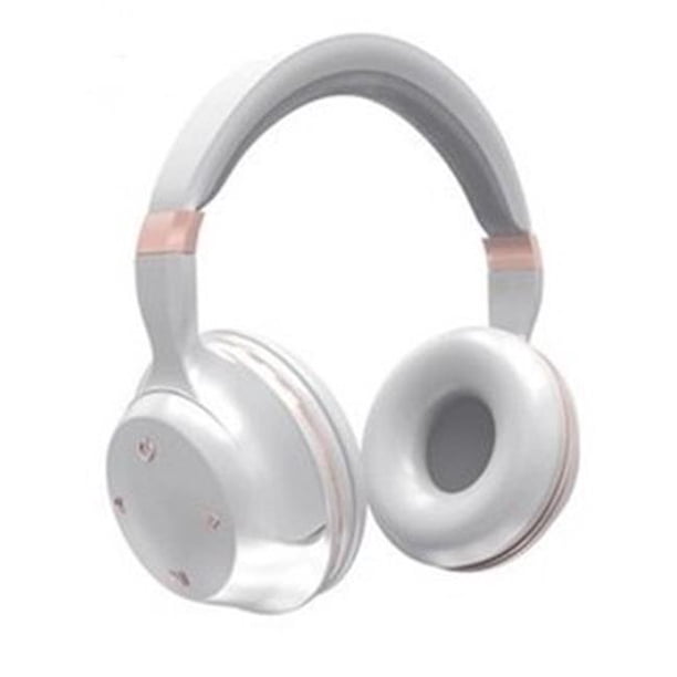 Bytech BCAUBO105RG Bluetooth Chrome Headphone - Rose Gold - Walmart.com ...