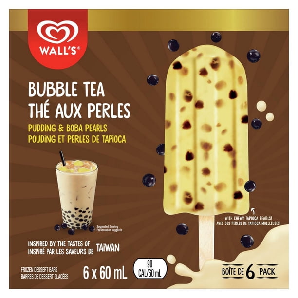 Walls Frozen Dessert Bar Pudding & Boba Pearls - Walmart.ca