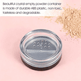 RAGUPEL 2 Pcs Loose Powder Makeup Container,10Ml/0.34Oz Refillable ...