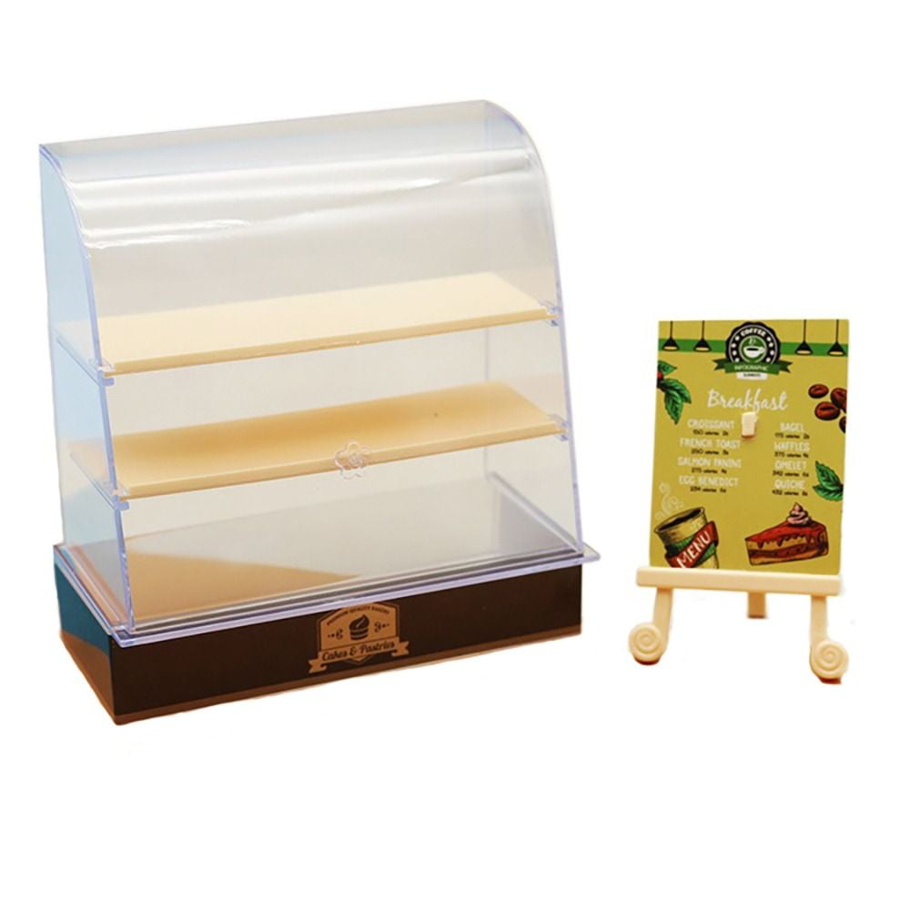 Toy Scene Model Photo Props Miniature Signboard Dollhouse Cake Showcase ...