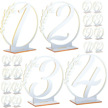 Table Numbers Wedding Table Numbers Acrylic Table Numbers for Wedding ...