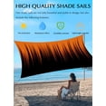 Burnt Orange Black Ombre Sun Shade Sail 12'X16' Abstract Modern Lines ...