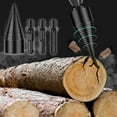 EDHITNR Firewood Drill Bit, 4PCS Removable Log Splitter Screw Cone ...