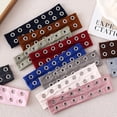 6PCS High Elasticity Punk Hair Metal Studs Design Headband Fashionable ...