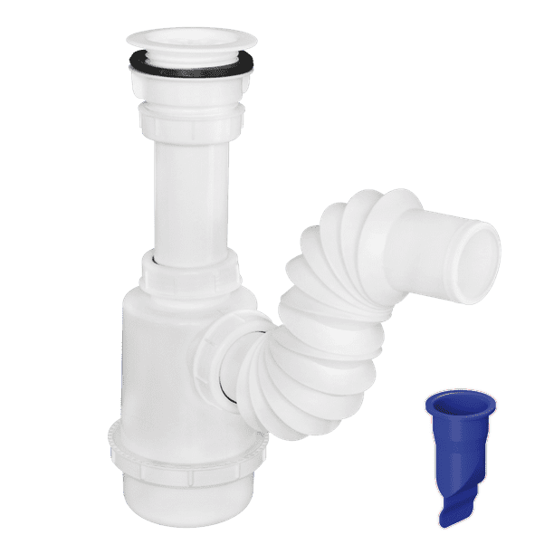 Céspol Fleximatic FLEXIBLE Rejilla con bote grande 25 cm para fregadero ...