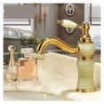 Bathroom Faucet Brass and Jade faucet Bathroom Basin faucet Sink Mixer ...