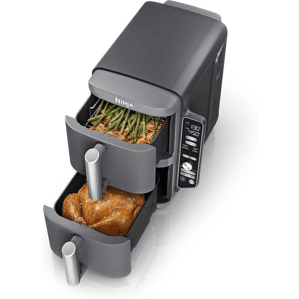 Open Box - Ninja DoubleStack XL Multi-Rack Air Fryer with 2 Baskets & 4 ...