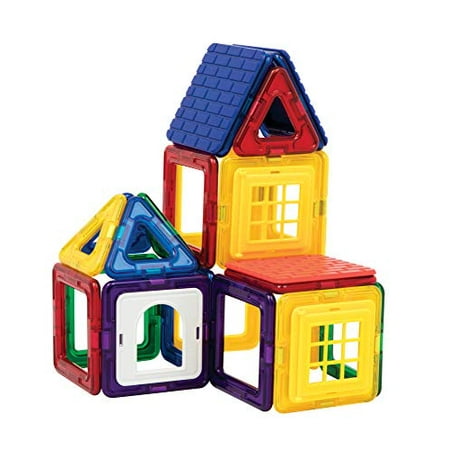 Magformers Wow House 28 Pieces Set, Rainbow Colors, Educational ...