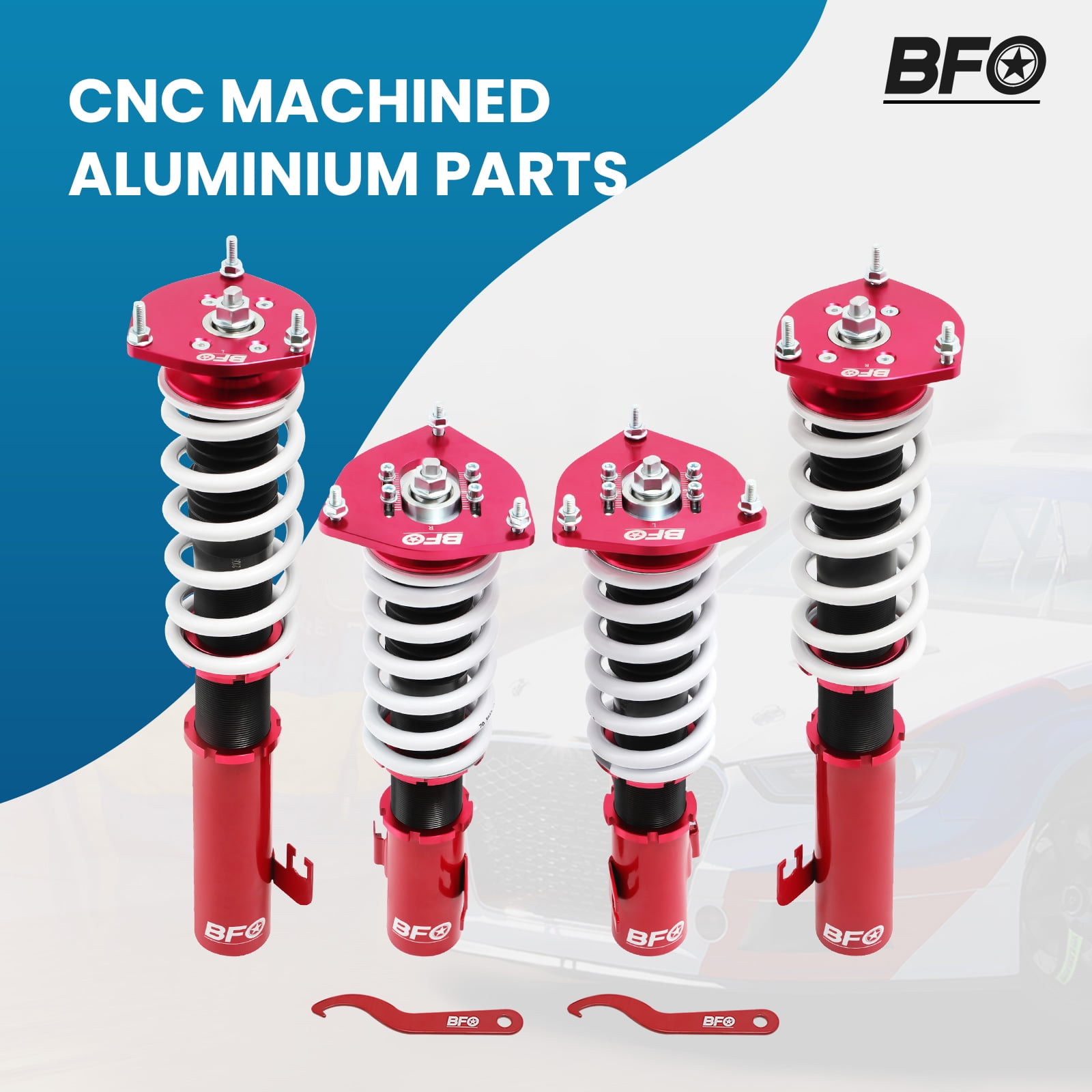 Maxpeedingrods Coilovers 24 Way Lowering Kit For Subaru Forester (SF ...