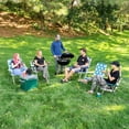Folding Aluminum Outdoor Patio Lawn Chair | Heavy-Duty Webbed Chair for ...