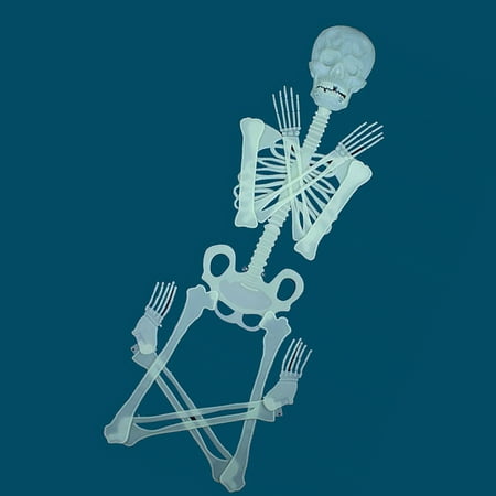 Justharion Halloween Skeleton Luminous Scary Hanging Prop Horror ...