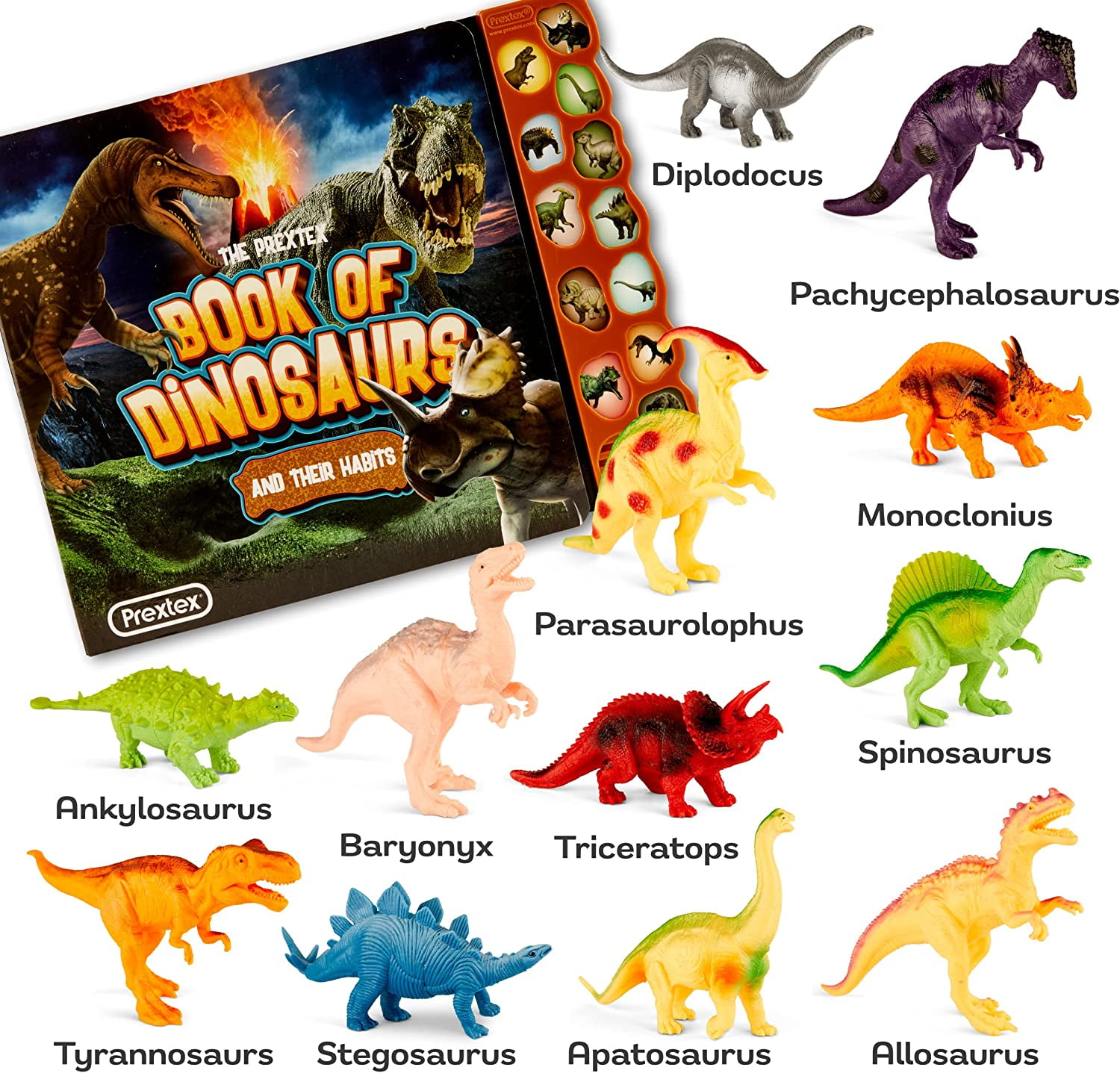 Buy Prextex Realistic Looking Dinosaur with Interactive Dinosaur Sound ...