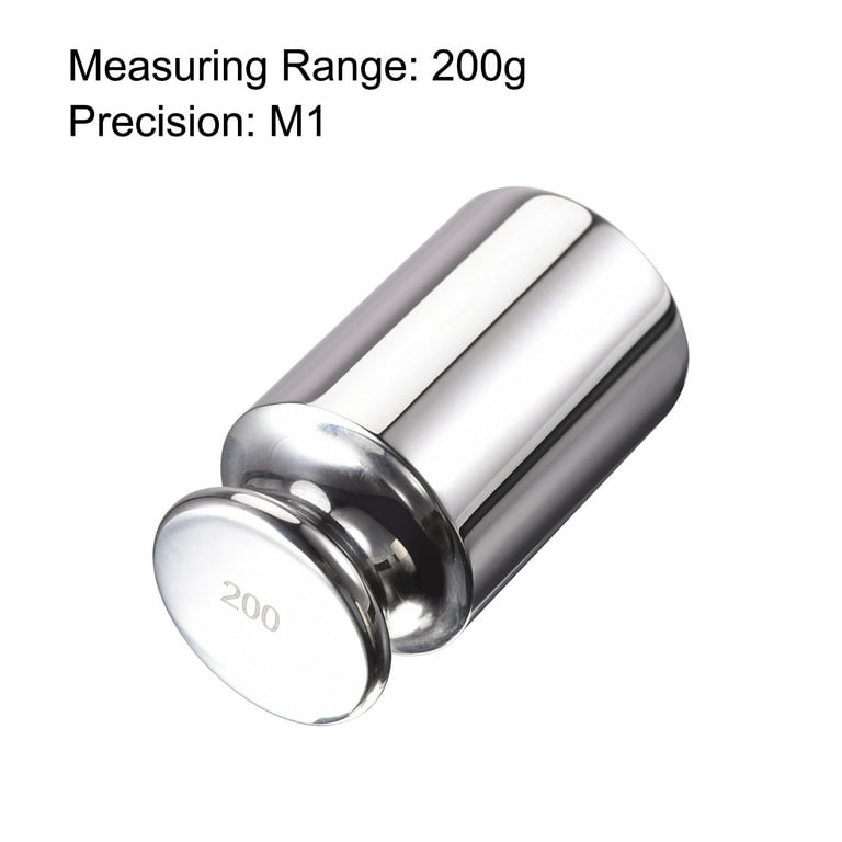 200 Gram Calibration Weight Mirror Finish ADRA E2 200g Stainless Steel