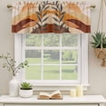 Brown Curtain Valances for Windows, Kitchen Valance Window Treatments ...