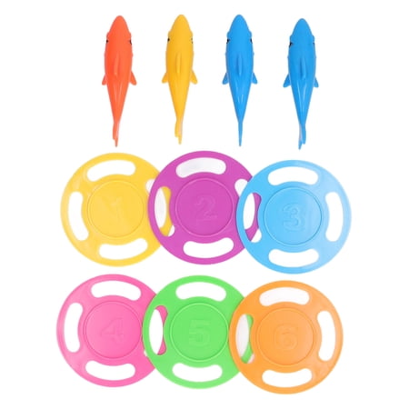 Diving Toys, Different Colors Glossy Edge Fish Shape Plastic Underwater ...