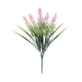 AuroraX Artificial Lavender Stems Faux Lavender Greenery Purple Plastic ...