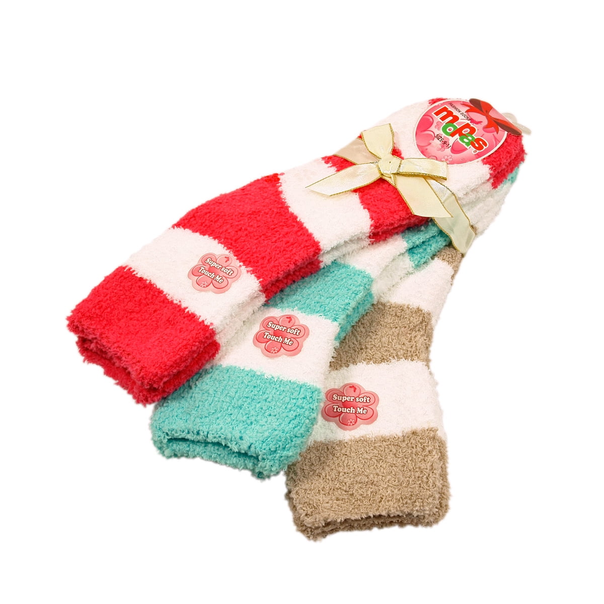 Soft Winter Fuzzy Plush Socks - 3 Pairs Set - Walmart.com