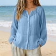 Button Down Shirts for Women 2026 Summer Casual Lightweight Semi ...