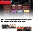 Leather Vehicle Trunk Storage Bag With Multiple Ventilated Compartments ...