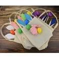 Easter Bunny Bags, Easter Bunny Baskets Rabbit Ears Design Jute Cloth ...