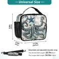 ALAZA Retro Octopus Insulated Lunch Box Lunch Bag Cooler Tote with ...