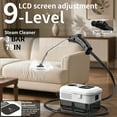 2500W Handheld Steam Cleaner - High-Temp/Pressure, 9-Speed, LCD, Handle ...
