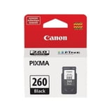 Canon PG-260 Genuine Black Ink Cartridge for Crisp, Sharp Text and ...