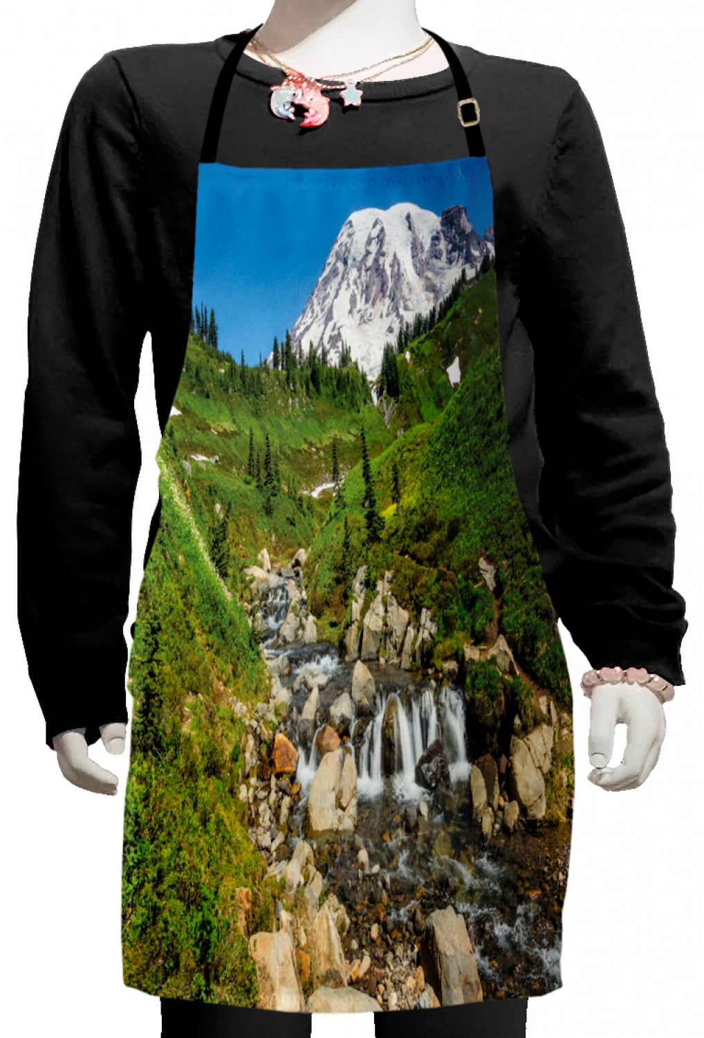 Travel Kids Apron, View of Edith Creek Mount Rainier National Park ...