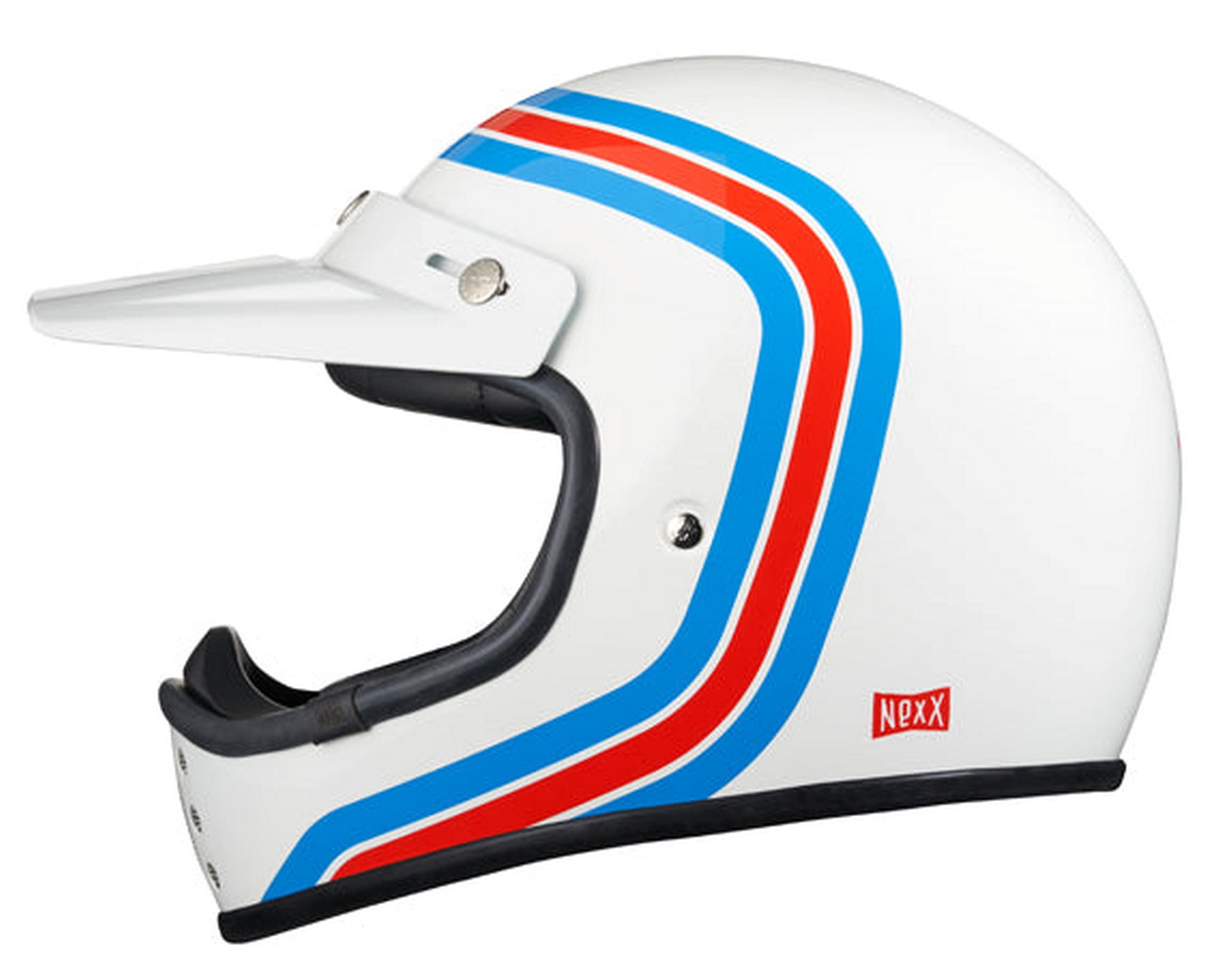 Nexx X.G200 Ghardaia MX Offroad Helmet White/Red XL - Walmart.com