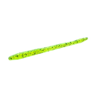 Zoom Trick Worm 6.5'' Junebug/Chartreuse 20pk - Walmart.com