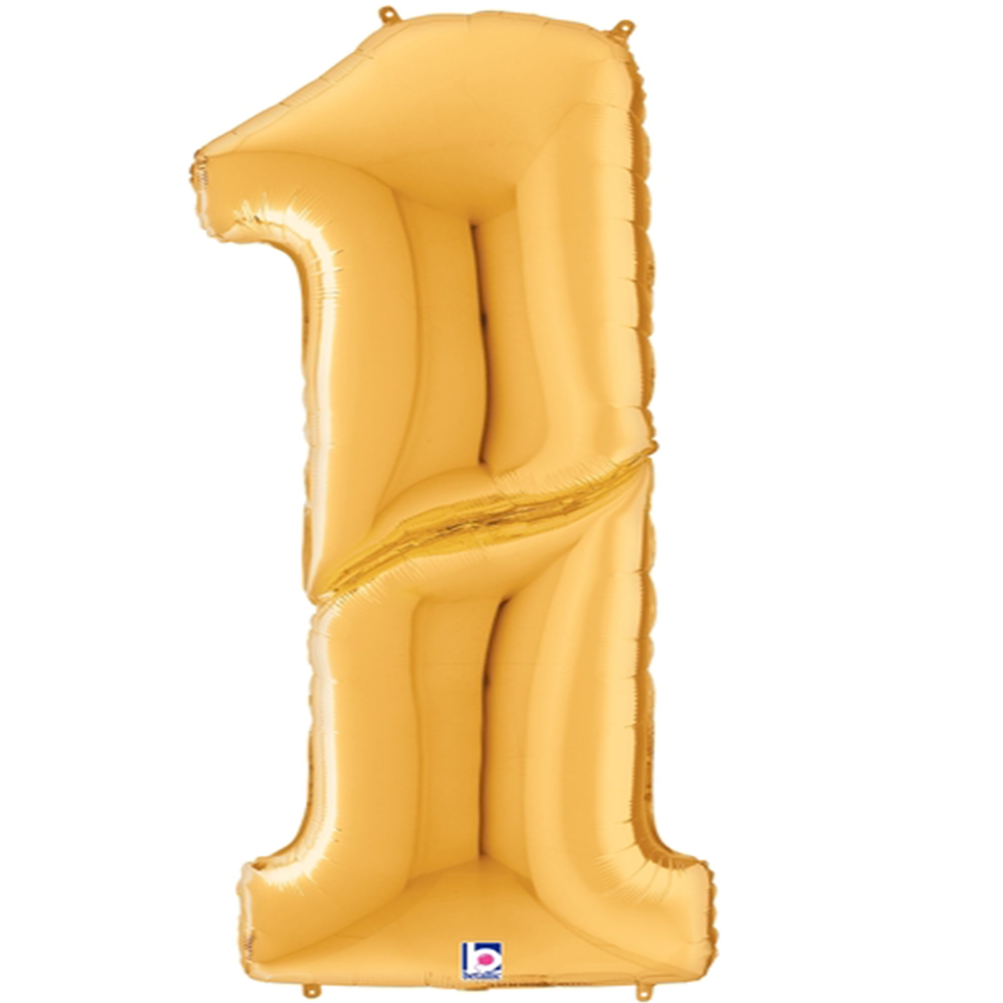 Gold Number 1 Gigaloon Giant Balloon 4 Ft Tall - Walmart.com