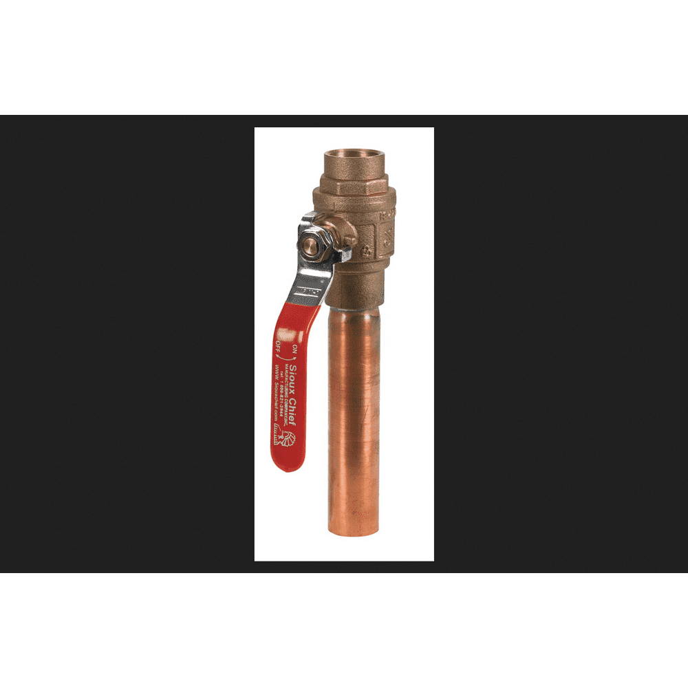 Sioux Chief Ball Valve 3/4 in. Sweat Copper Sweat - Walmart.com ...