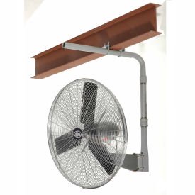 Global Industrial 30 Inch 3 Speed Industrial Wall Mount Oscillating Fan ...