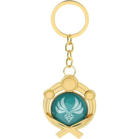 Anime Genshin Impact Vision Keychain - Eye of God Hydro Dendro Electro ...
