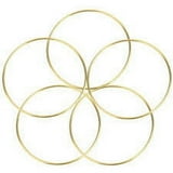 METAL GOLD RINGS 12 inch- Pack of 5, By Better Crafts - Walmart.com