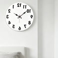 Lazsy Counterclockwise Timepiece Modern Counterclockwise Clock Unique ...