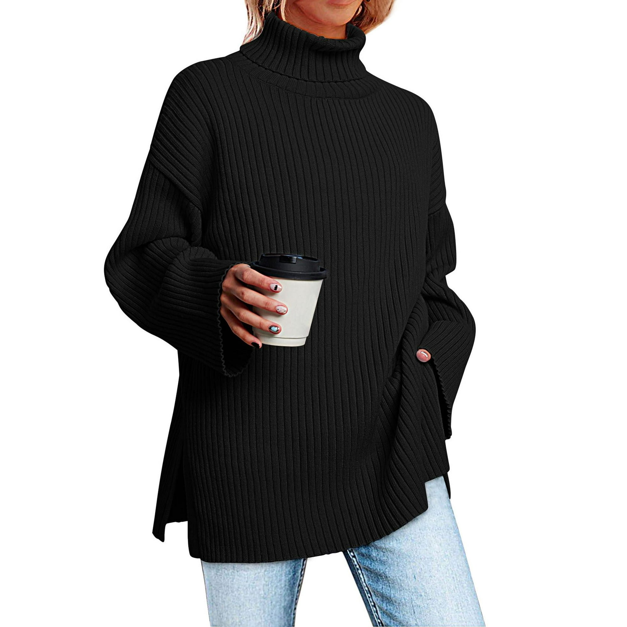 Click here for Cofhtls Autumn And Winter High Neck Oversized Turt... prices