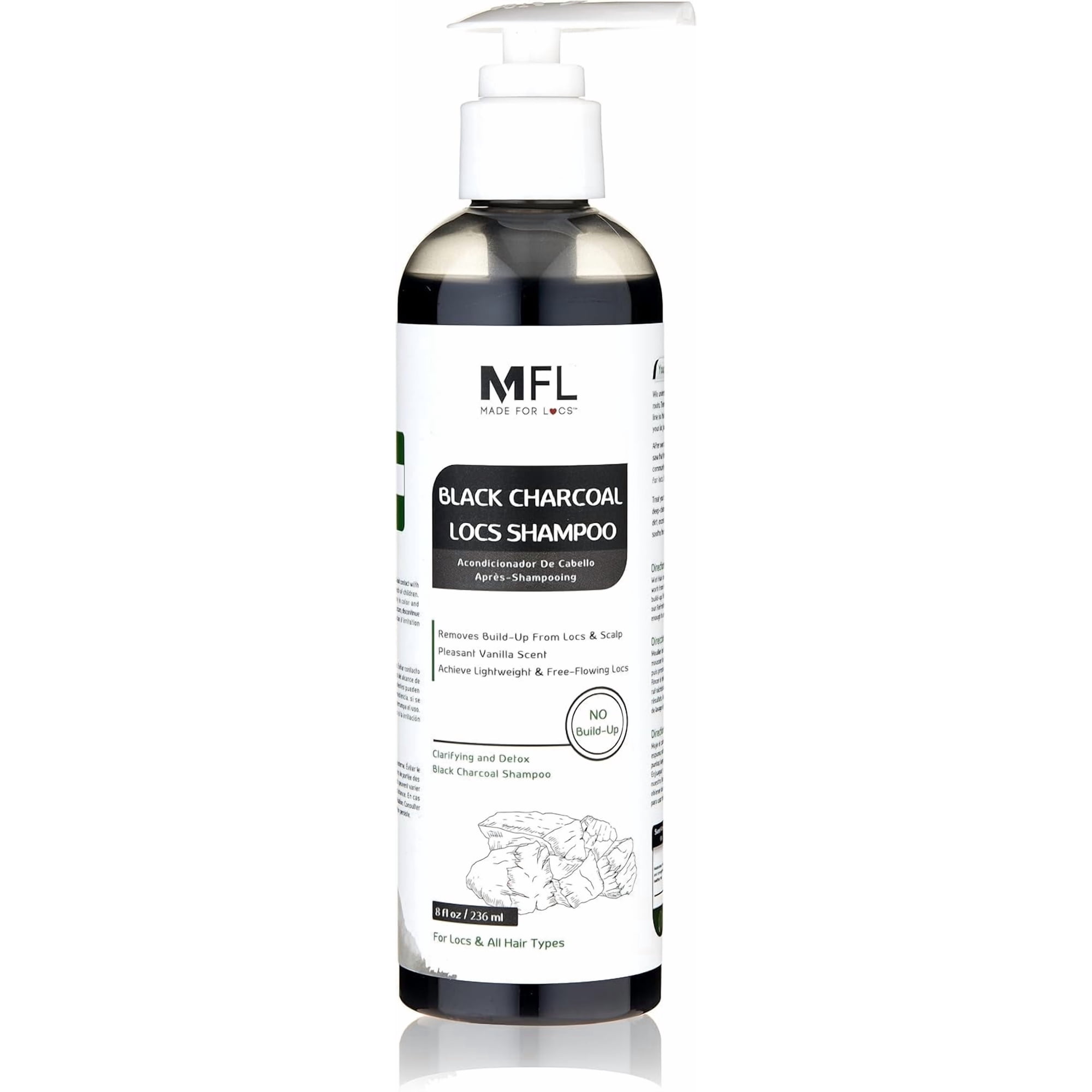 Click here for Mfl Made For Locs Black Charcoal Shampoo  8 Oz - D... prices