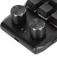 BOKYAN Mini Custom Keypad 12 Mechanical Keys 2 Knobs Programmable Red ...
