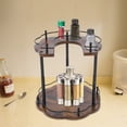 2 Tiers 30cm Spice Rack Seasoning Organizer Height Adjustable Spice ...