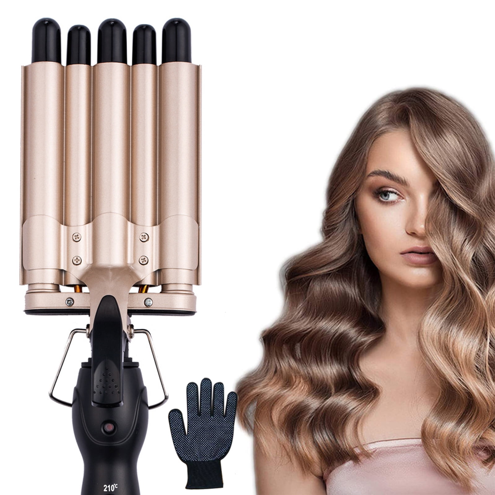 Click here for Amdohai 5-Barrel 15mm Egg Roll Hair Curler Hair Cu... prices
