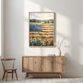 Affixzi Wildflower Meadow Wall Art, Cottagecore Floral Landscape ...