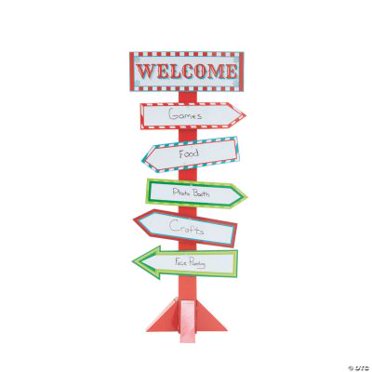 Comic Superhero Directional Sign - Party Decor - 1 Piece - Walmart.com