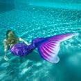 Fin Fun Mermaidens - Mermaid Swimming Tail with Monofin for Teens, Teen ...